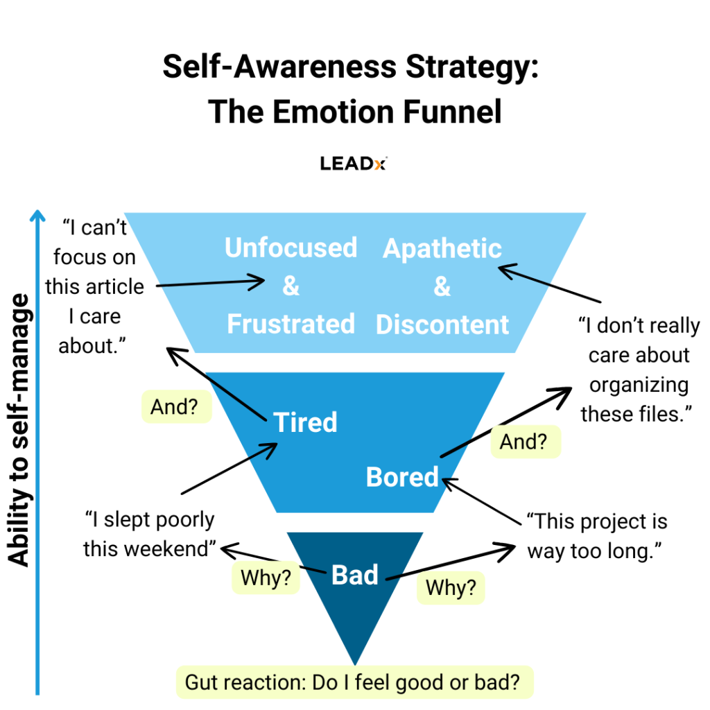 The Ultimate Self-Awareness Strategy: ‘Emotion Funneling’ - LEADx
